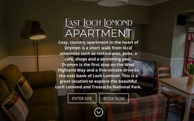 East Loch Lomond apartment to rent - Loch Lomond self-catering apartment